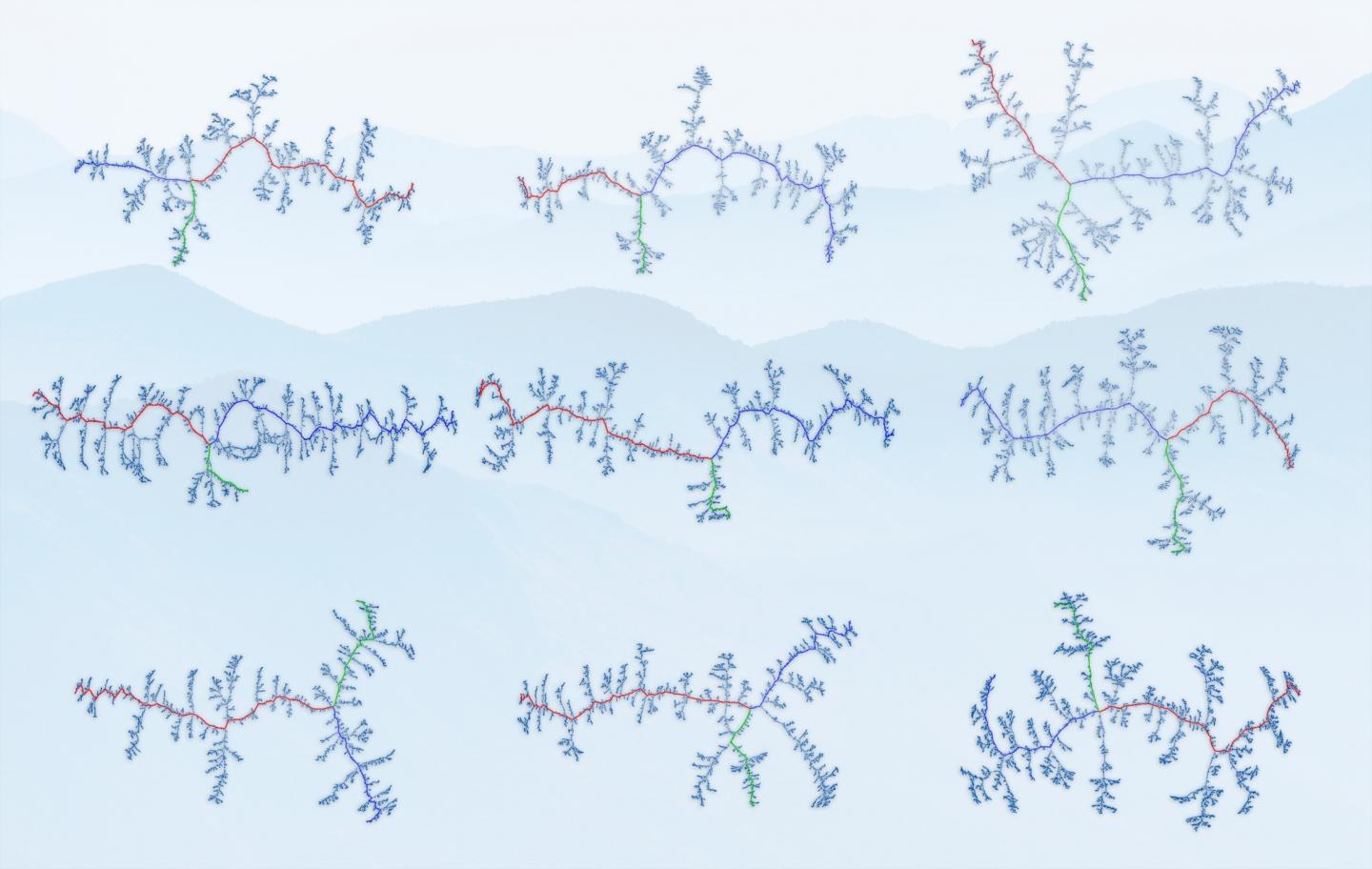 Ridge Graphs of the Mountain R [IMAGE] | EurekAlert! Science News Releases