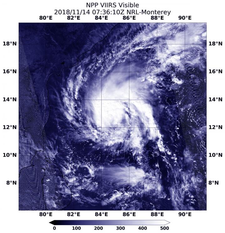 Tropical Cyclone Gaja approaching Southeaster | EurekAlert!