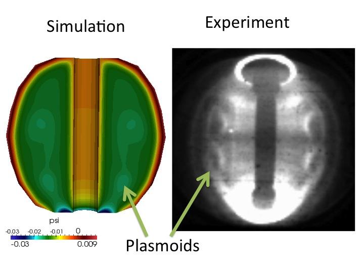 Plasmoid Formation in NSTX Sim [IMAGE] | EurekAlert! Science News Releases
