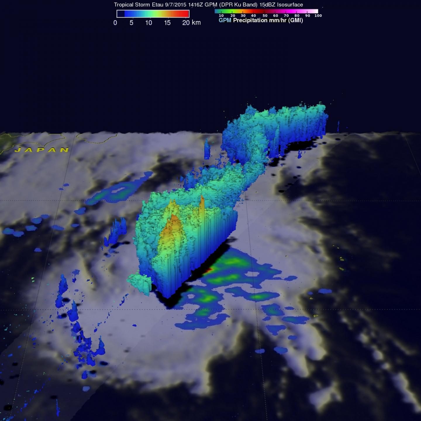 GPM Image of Etau [IMAGE] | EurekAlert! Science News Releases