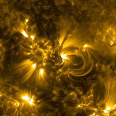 NASA Sees Sun's Coils of Magne [IMAGE] | EurekAlert! Science News Releases
