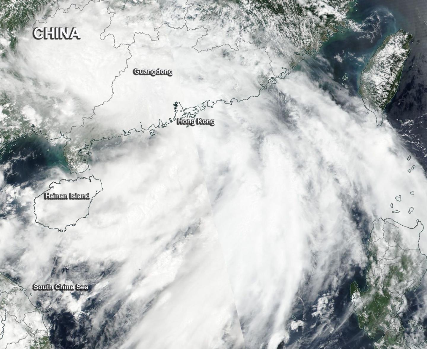 Suomi NPP Image of Pakhar [IMAGE] | EurekAlert! Science News Releases