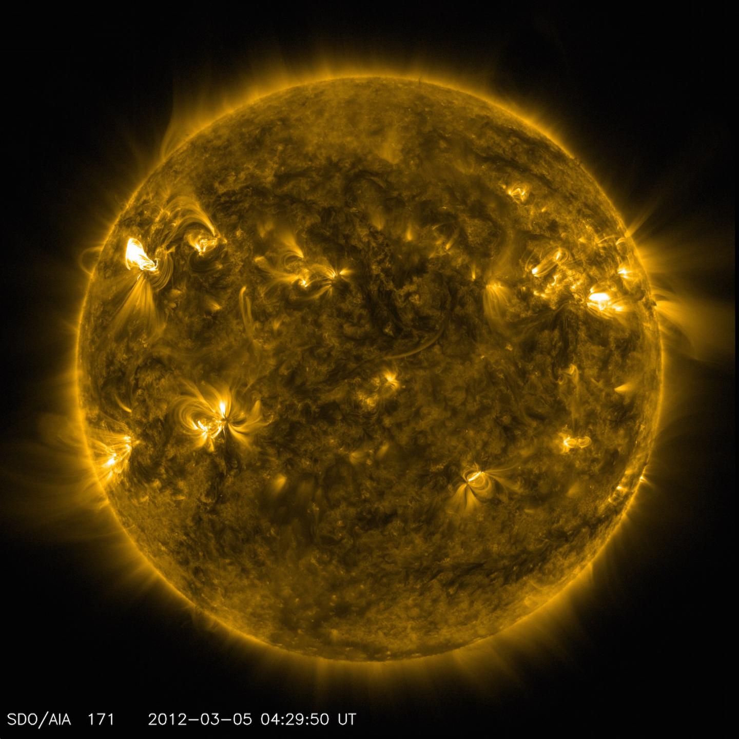 Active Sun IMAGE EurekAlert Science News Releases