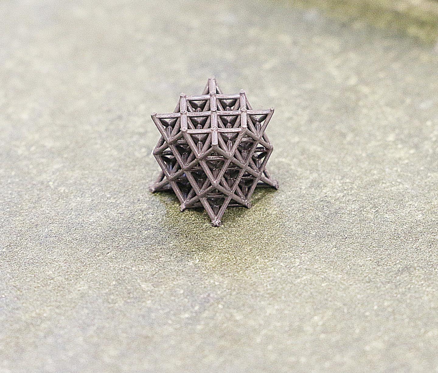 3-D Printed Metamaterial [IMAGE] | EurekAlert! Science News Releases