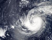 NASA sees a comma-shaped Tropical Storm Krova | EurekAlert!