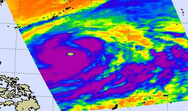 NASA's Aqua Satellite tracking Super Typhoon | EurekAlert!