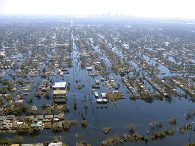 Levee Breach in Ninth Ward [IMAGE] | EurekAlert! Science News Releases