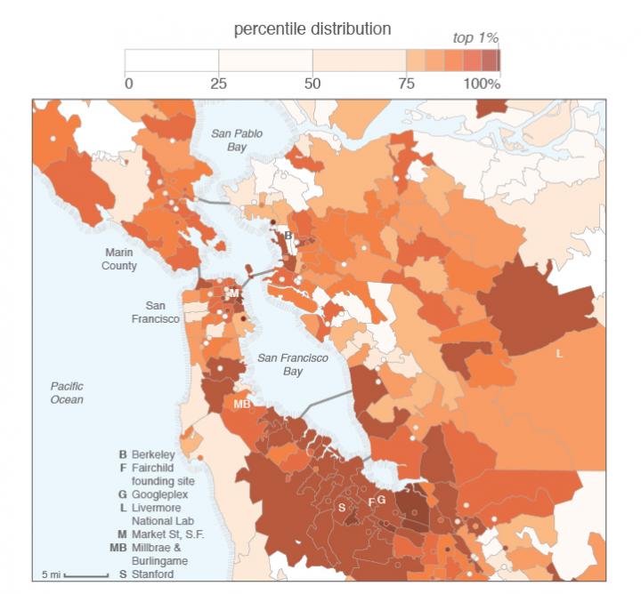 California's Map of Entrepreneurial Quality ( | EurekAlert!