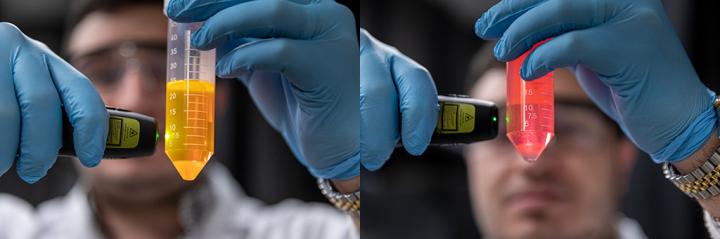 DNA-Dye Color Change [IMAGE] | EurekAlert! Science News Releases