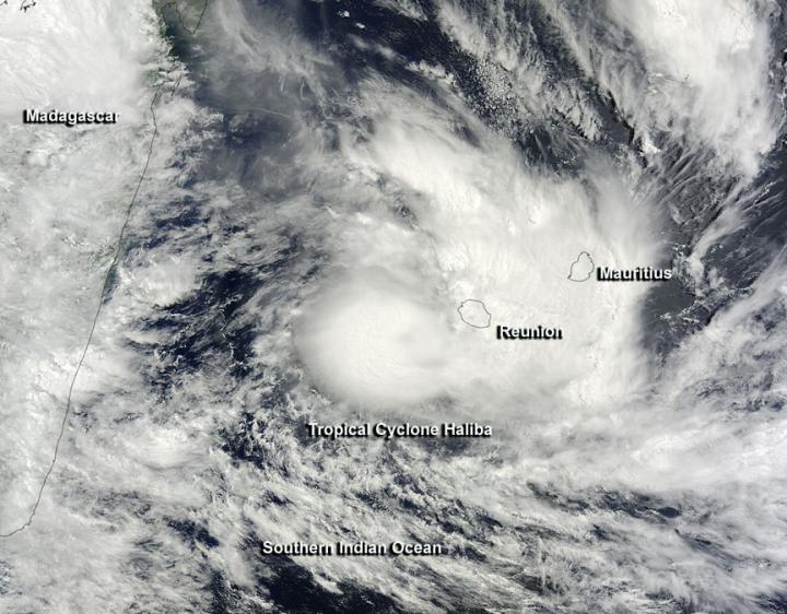 NASA sees Tropical Cyclone Haliba affecting L | EurekAlert!