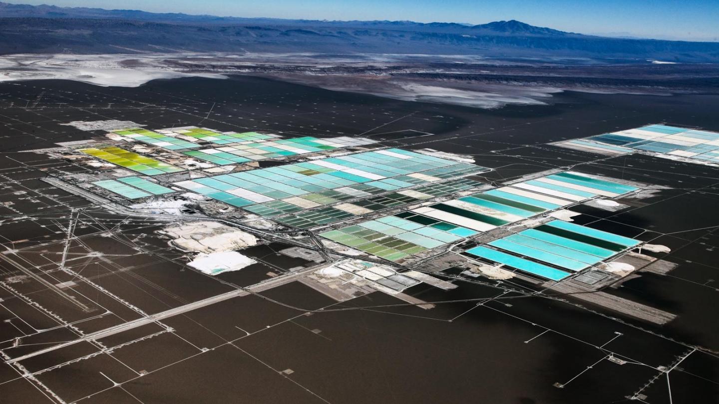 SQM's Lithium Mining Site [IMAGE] | EurekAlert! Science News Releases