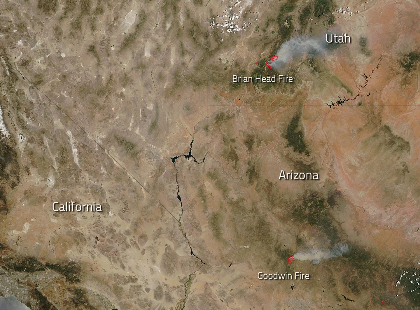 Brian Head and Goodwin Fires C [IMAGE] | EurekAlert! Science News Releases