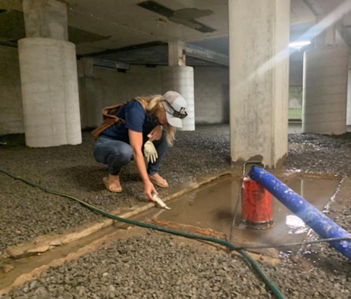 Flooded building basement [IMAGE] | EurekAlert! Science News Releases