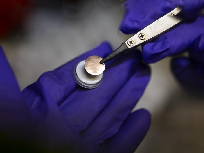 Coin cell battery [IMAGE] | EurekAlert! Science News Releases
