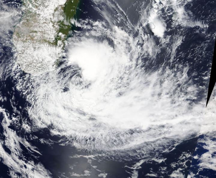 Tropical Cyclone Ava moving away from Madagas | EurekAlert!