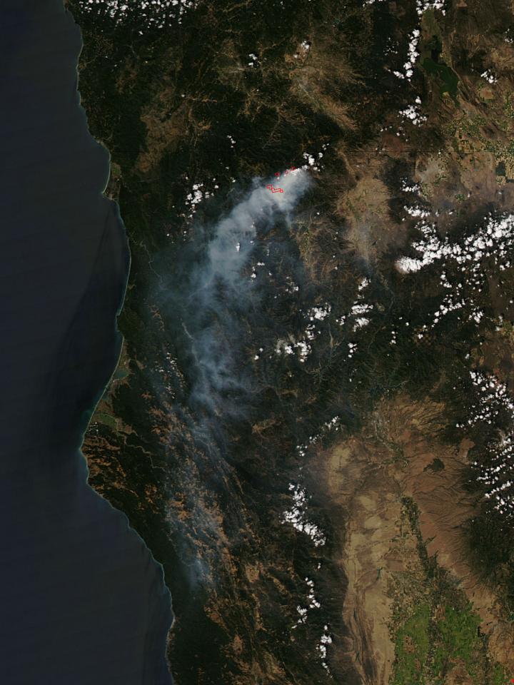 Gap Fire in California Continues to Burn | EurekAlert!