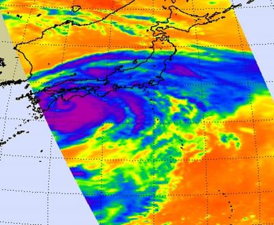 NASA Infrared Look at Typhoon [IMAGE] | EurekAlert! Science News Releases