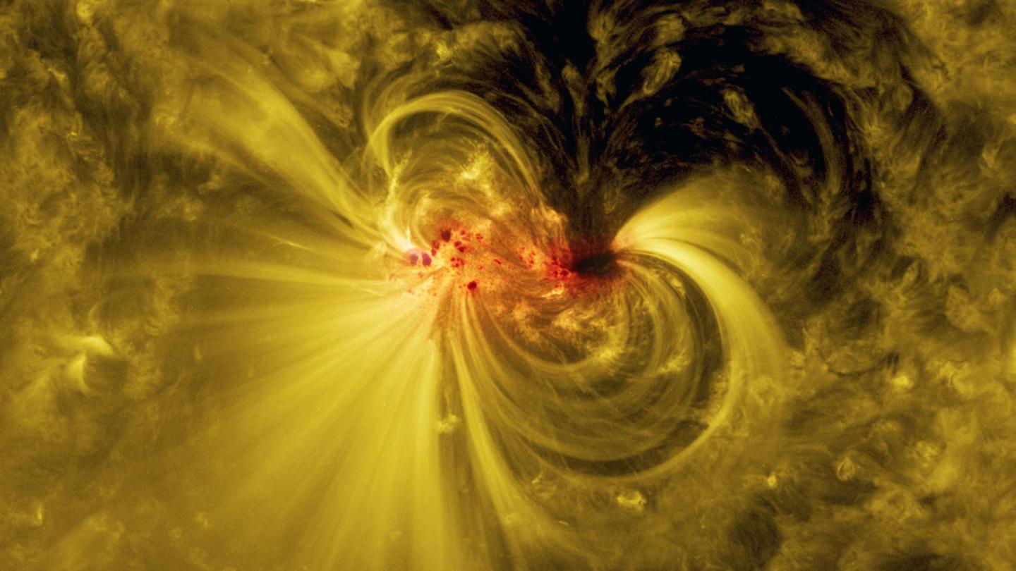 Composite Image of Sunspot Reg [IMAGE] | EurekAlert! Science News Releases