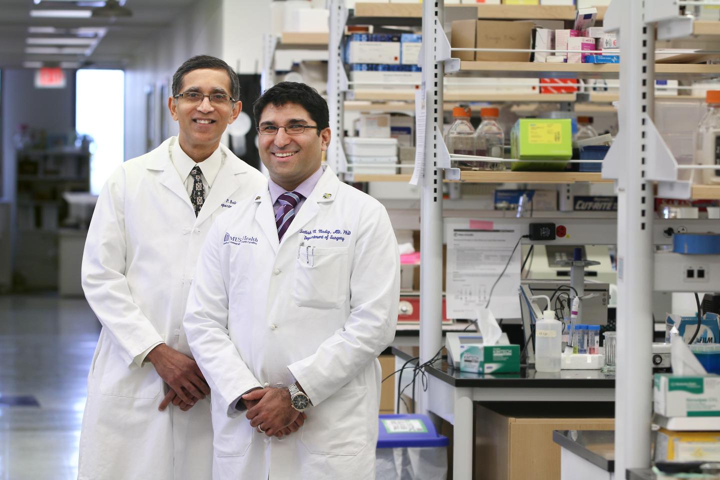 Dr. Prabhakar Baliga, left, an [IMAGE] | EurekAlert! Science News Releases