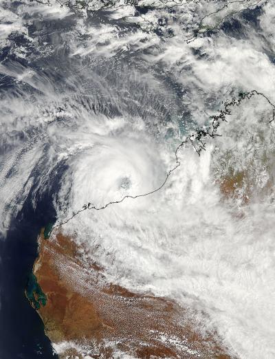 NASA Visible Image of Cyclone [IMAGE] | EurekAlert! Science News Releases