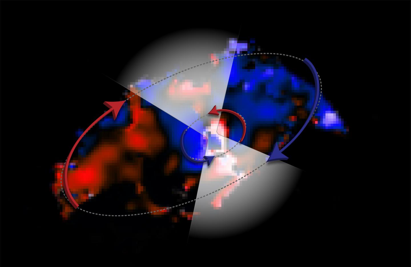 Counter-Rotating Disks [IMAGE] | EurekAlert! Science News Releases
