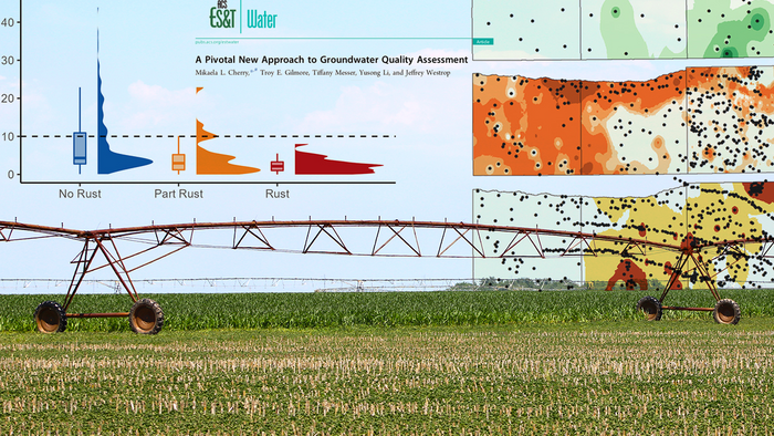 Rust-coated irrigation pipes hint at lack of | EurekAlert!