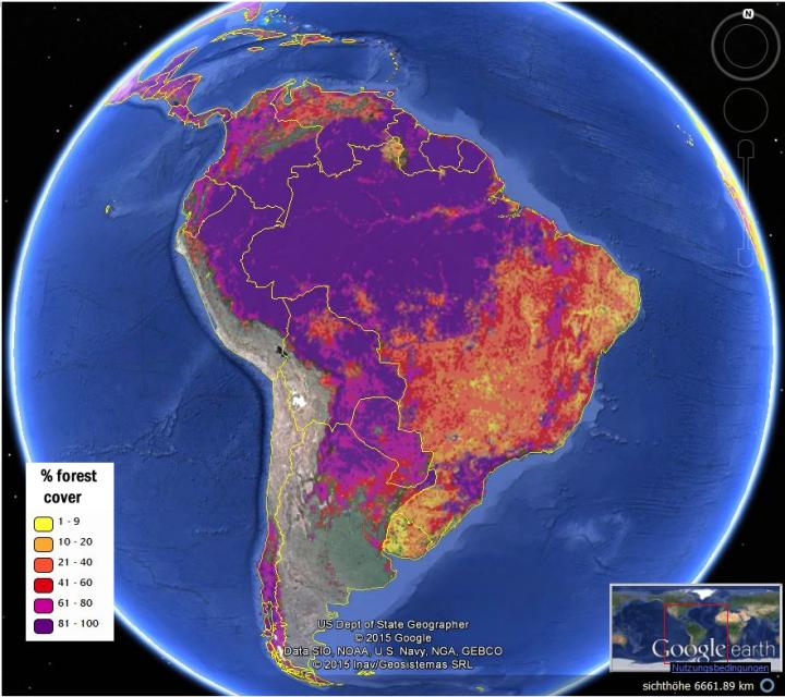 FAO-Calibrated Forest Map [IMAGE] | EurekAlert! Science News Releases
