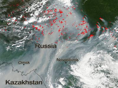 Relentless Fires in Eastern Russia | EurekAlert!