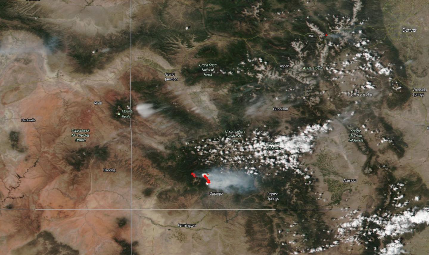 416 Fire in Durango, Colorado [IMAGE] | EurekAlert! Science News Releases