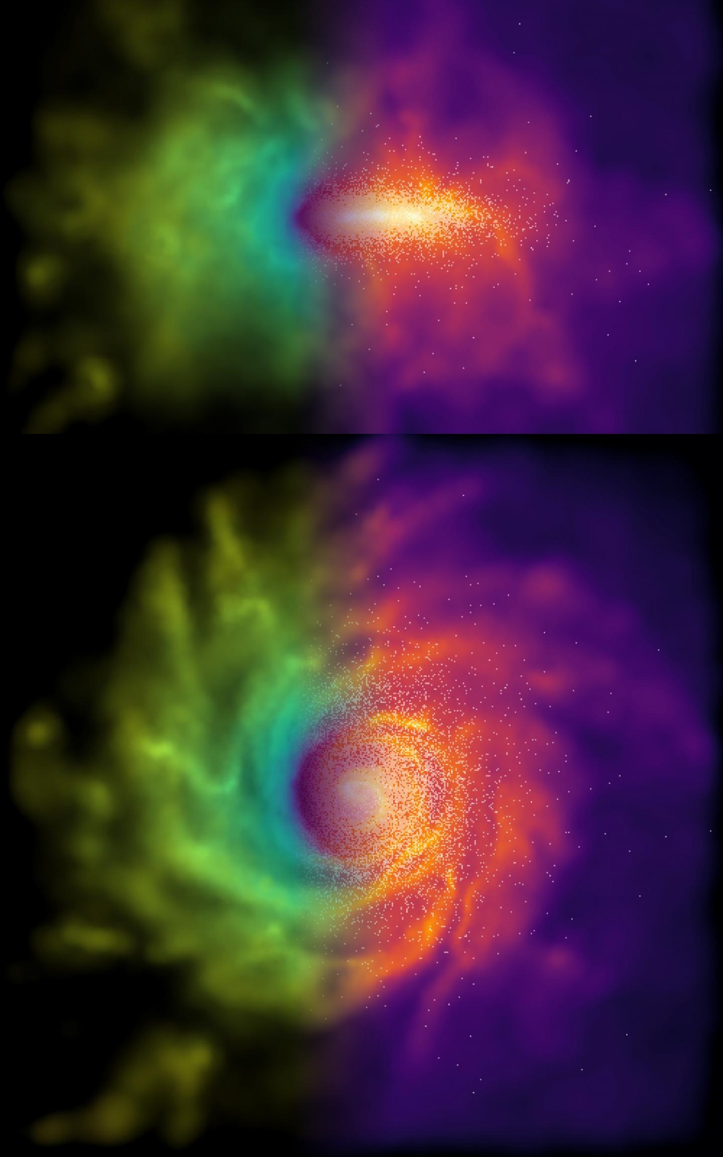 Galaxy Simulation 2 [IMAGE] | EurekAlert! Science News Releases